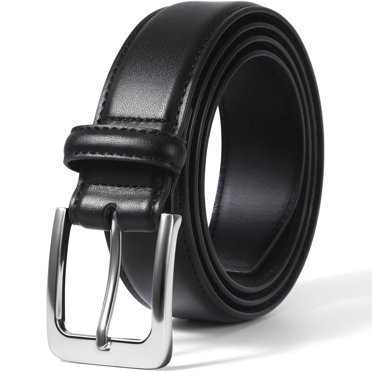 Fianmy Men's Genuine Leather Belt, Handmade Casual Dress Jeans Leather ...
