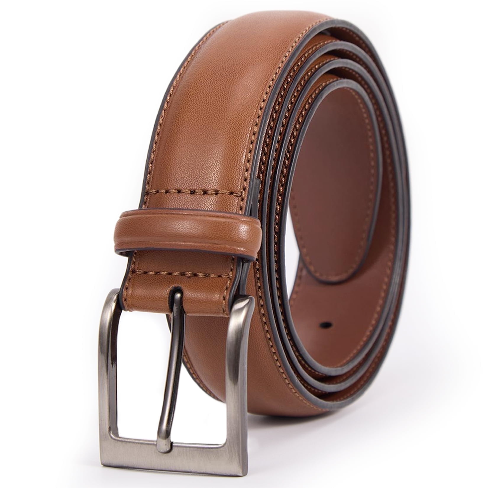 Fianmy Men's Belt, Genuine Leather Dress Belts for Men, Handmade ...