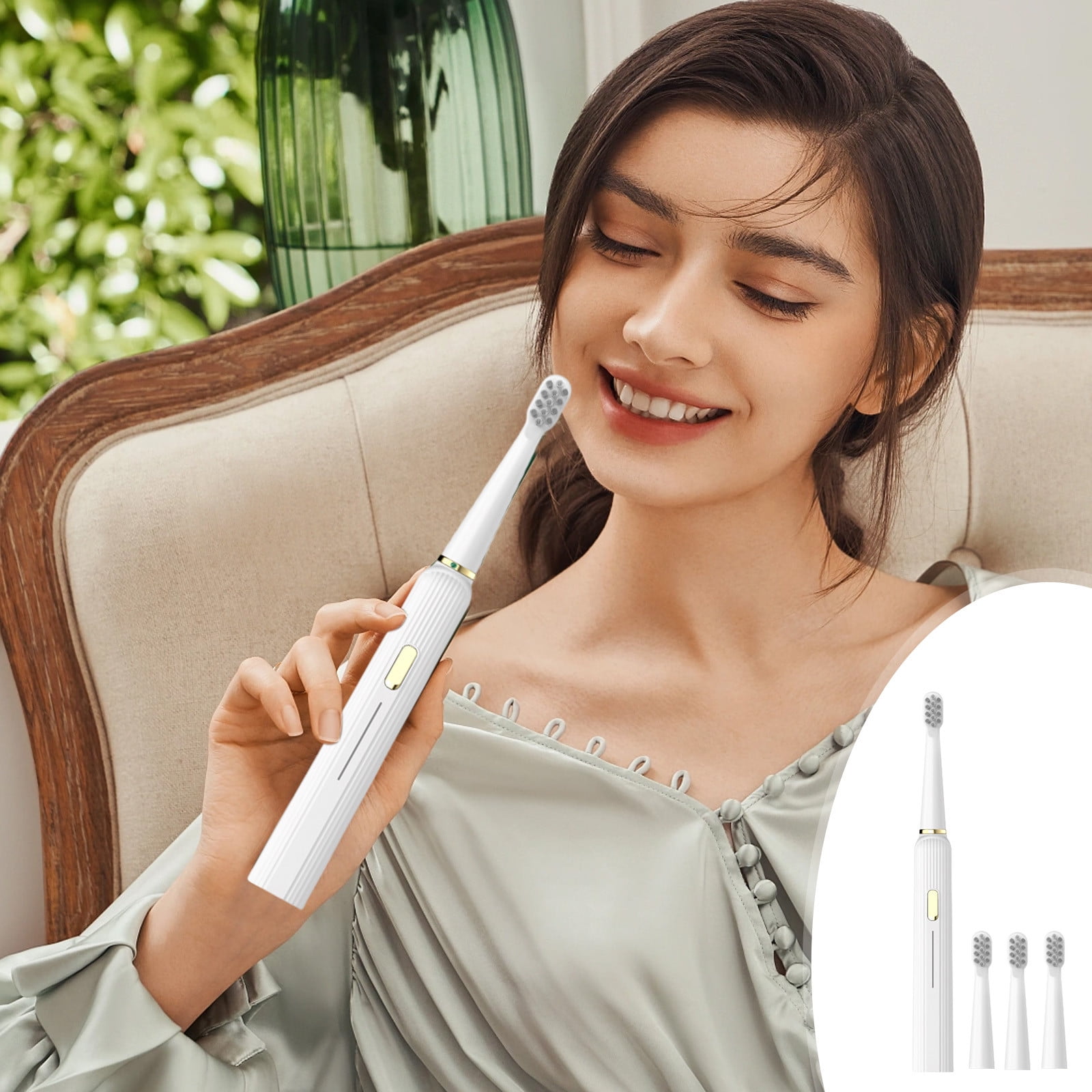 Fiaoirn Electric Toothbrush,, Low Noise, Portable, Smart Timer Electric ...