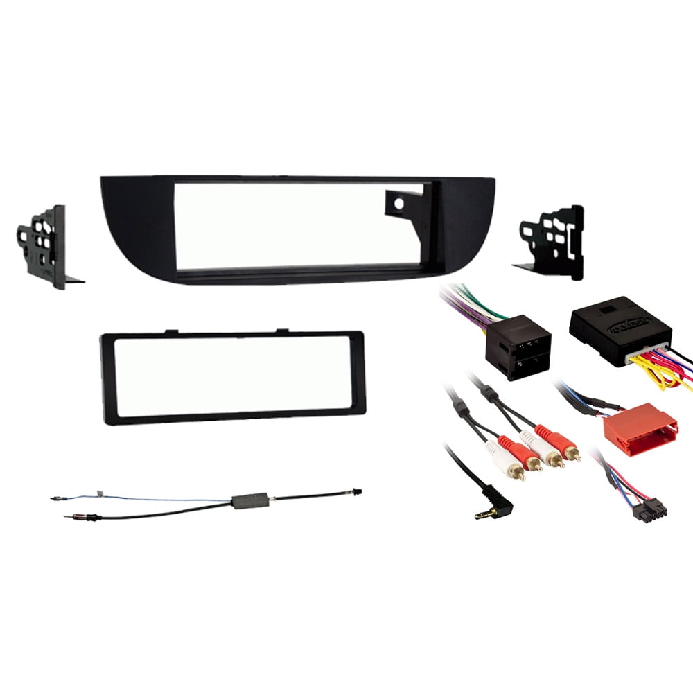 Fiat 500 500C 500E 2012-2015 Single DIN Stereo Harness Radio Install ...