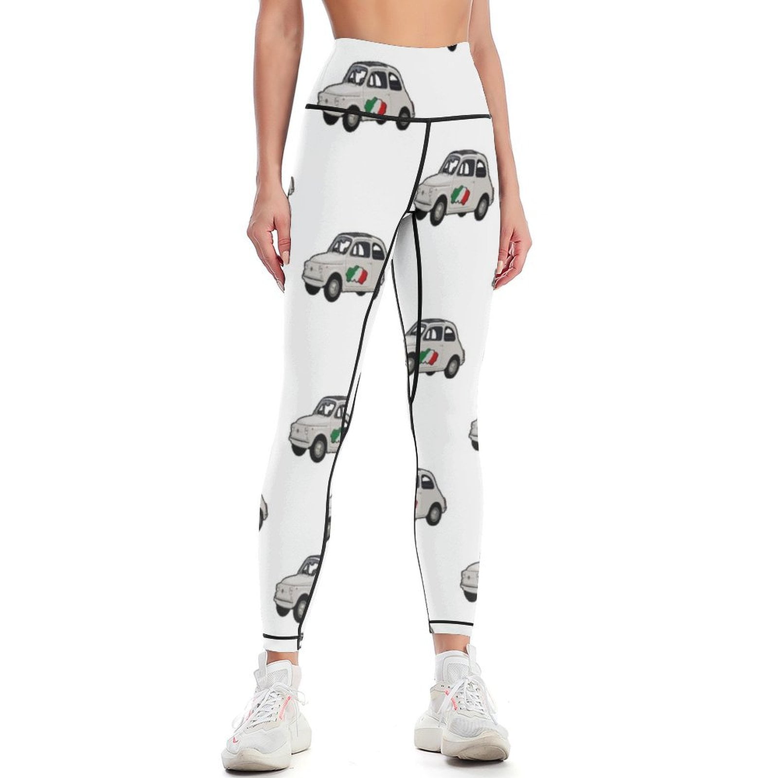 Fiat 500 Leggings gym clothing sporty woman push up sporty woman gym ...