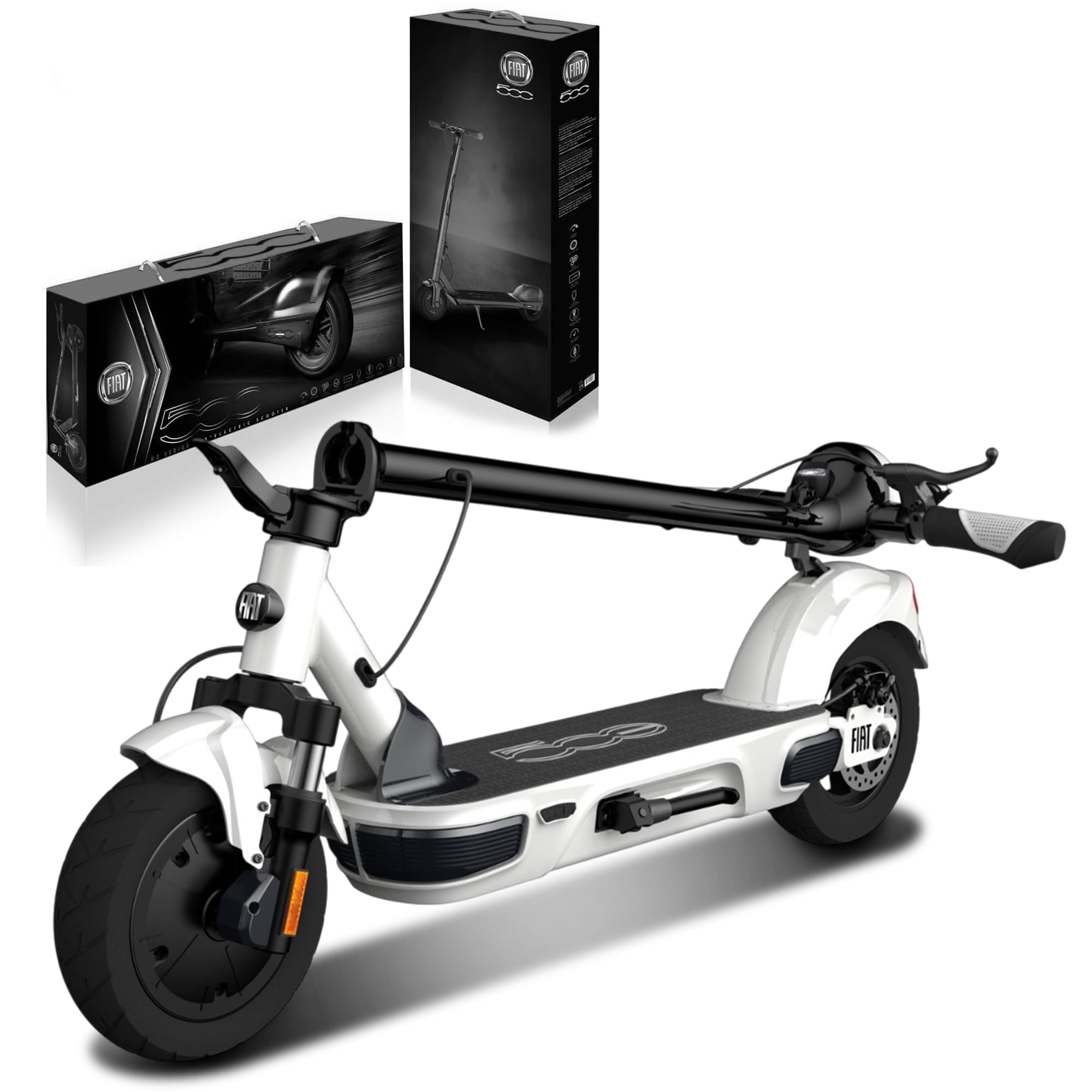 Fiat 500W Electric Scooter, Foldable Scooter for Adults with 10 ...