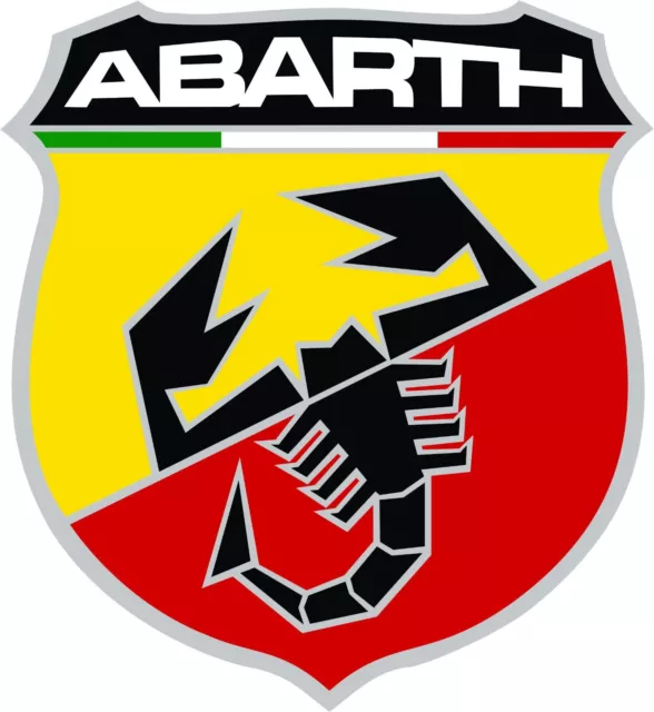 Fiat Sticker Logo Abarth Phone Decal Water Bottle Stickers Car Decals ...