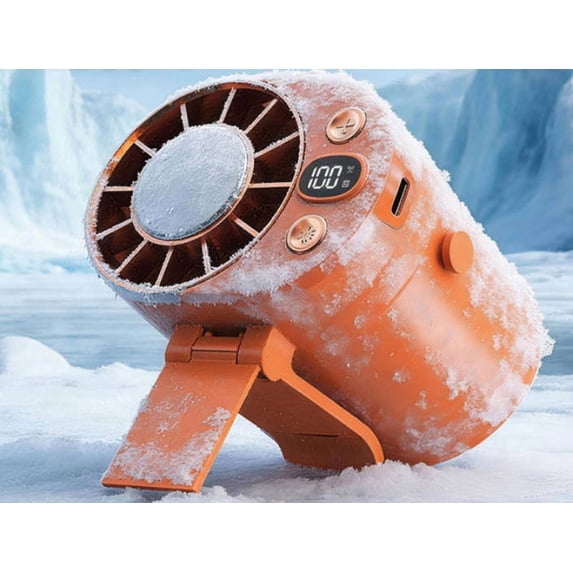 Fiaya Women Clip On Fan with Cold Compress, 3-Speed Portable Belt Clip ...