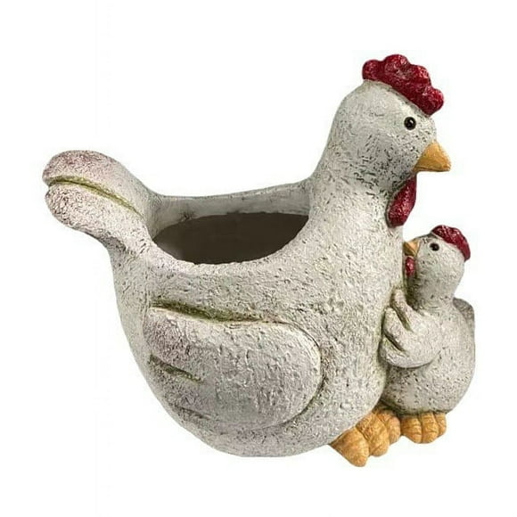 Outdoor Chicken Planters and Garden Pots for Patio and Garden Decor