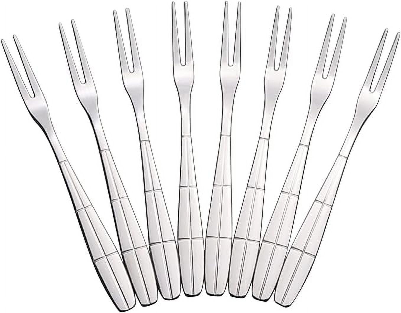 Fiazony 16-piece Stainless Steel 2-Tines Forks, Small Fruit Forks ...