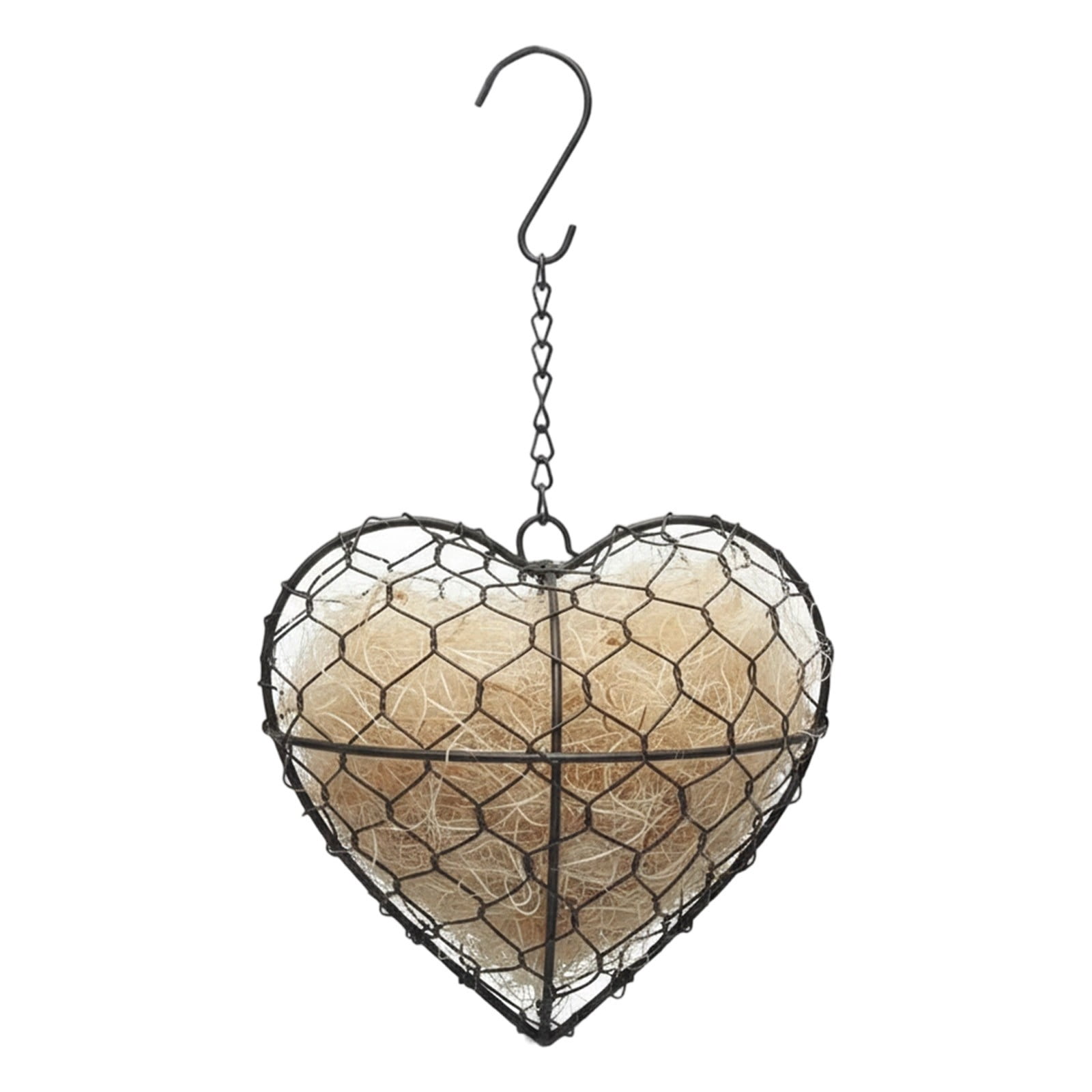 Fiber Bird Nesting Heart,Birds Nests Material Holder,Hummingbird Nest ...