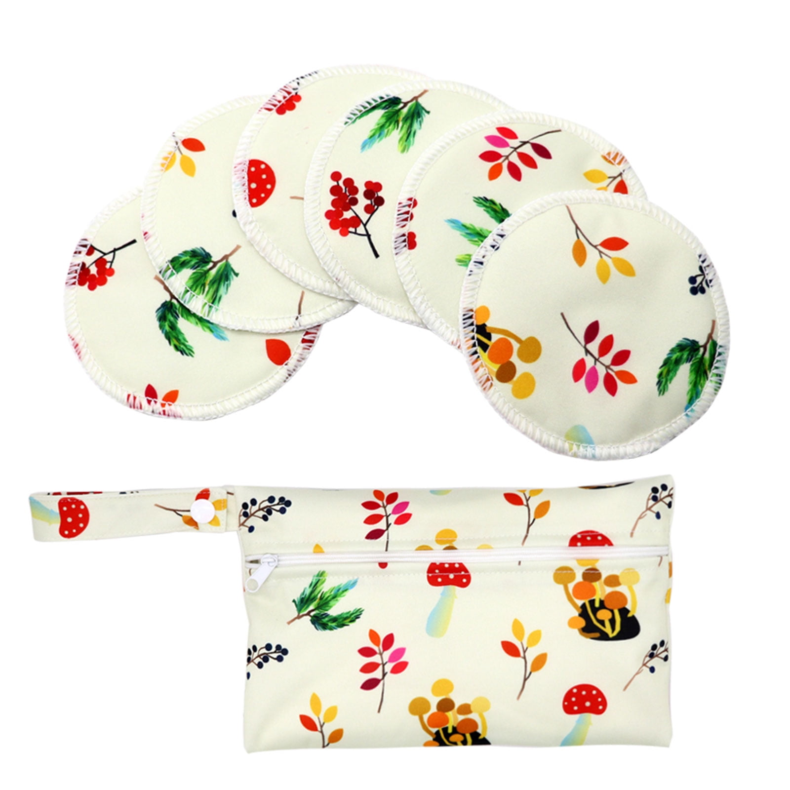 Fiber Breastfeeding Pad Pack Gentle Nursing Essential with Diaper Bag ...