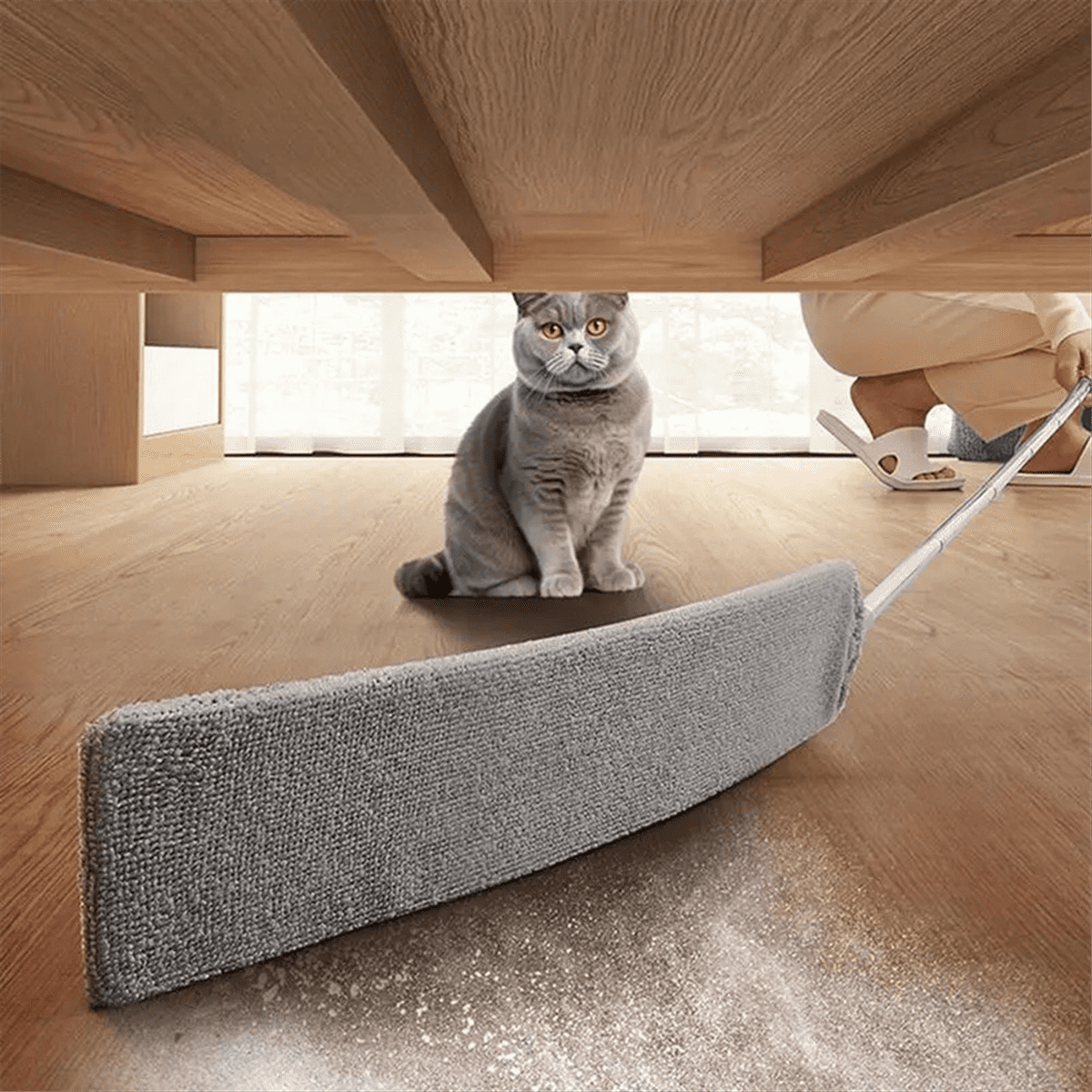 Fiber Cleaner Duster Under-The-Bed Cleaning Duster Crevice Fiber Brush ...