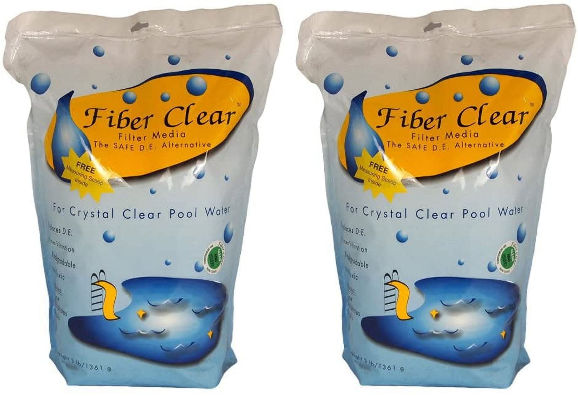 Fiber Clear Filter Media - 2 Pack - Walmart.com