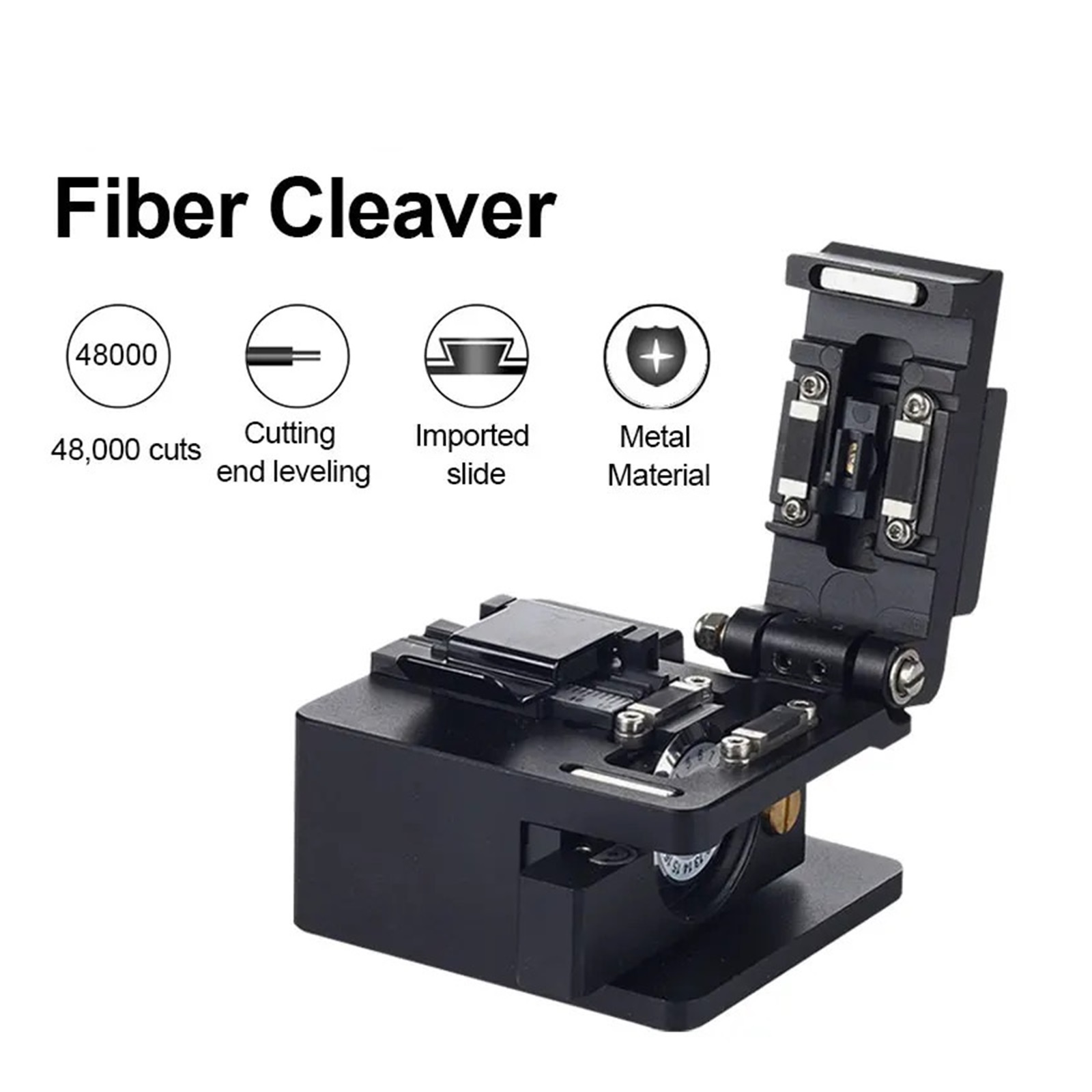 Fiber Cleaver Optical Cable Cutting Knife FTTH Single Mode Metal Fiber ...