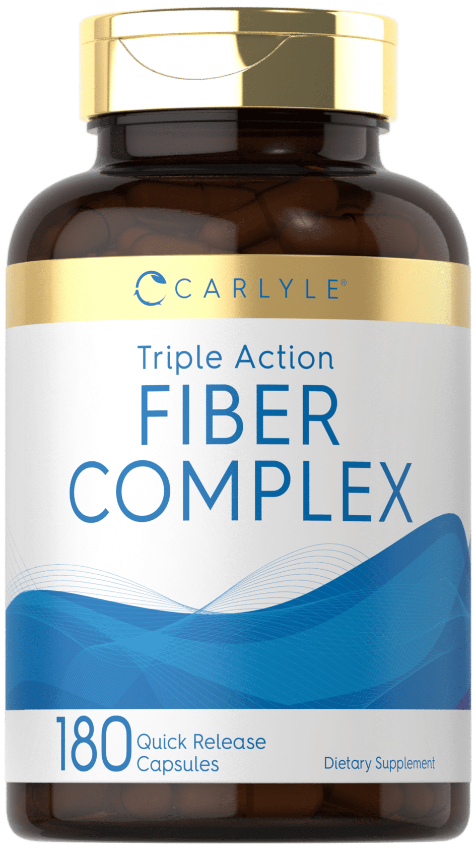 Fiber Complex | 180 Capsules | Non-GMO Supplement | Triple Action Fiber ...