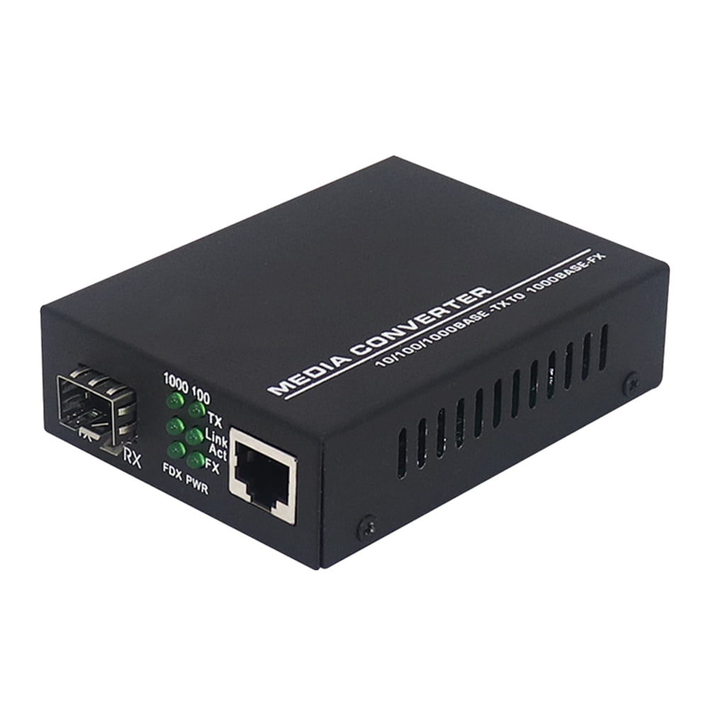 Fiber to Ethernet Converter Optical Fiber to Adapter Fiber Optic Modem ...