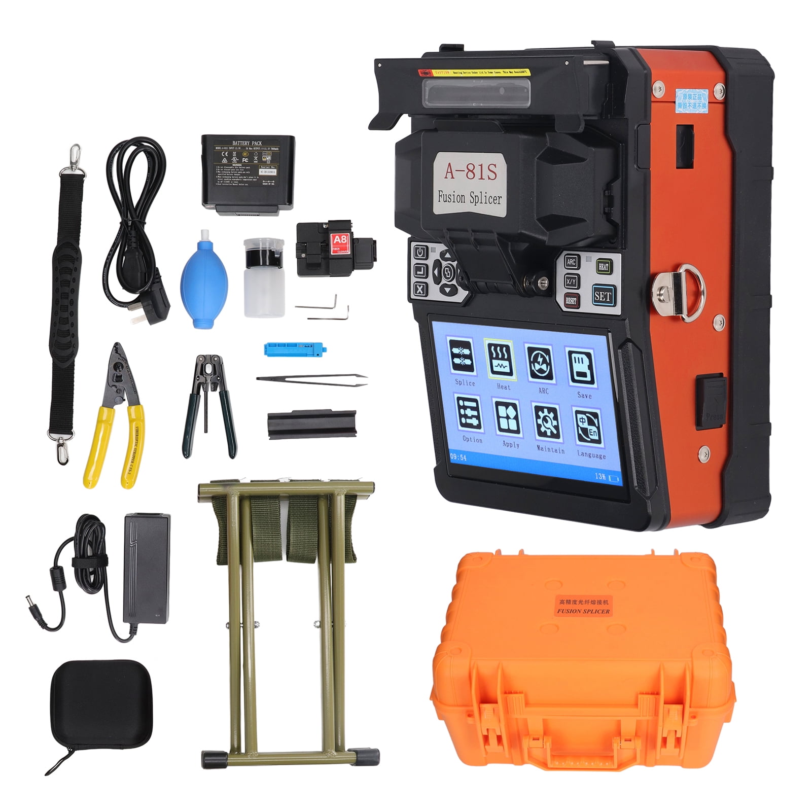 Fiber Fusion Splicer Lightweight ABS Housing Intelligent High Accuracy ...