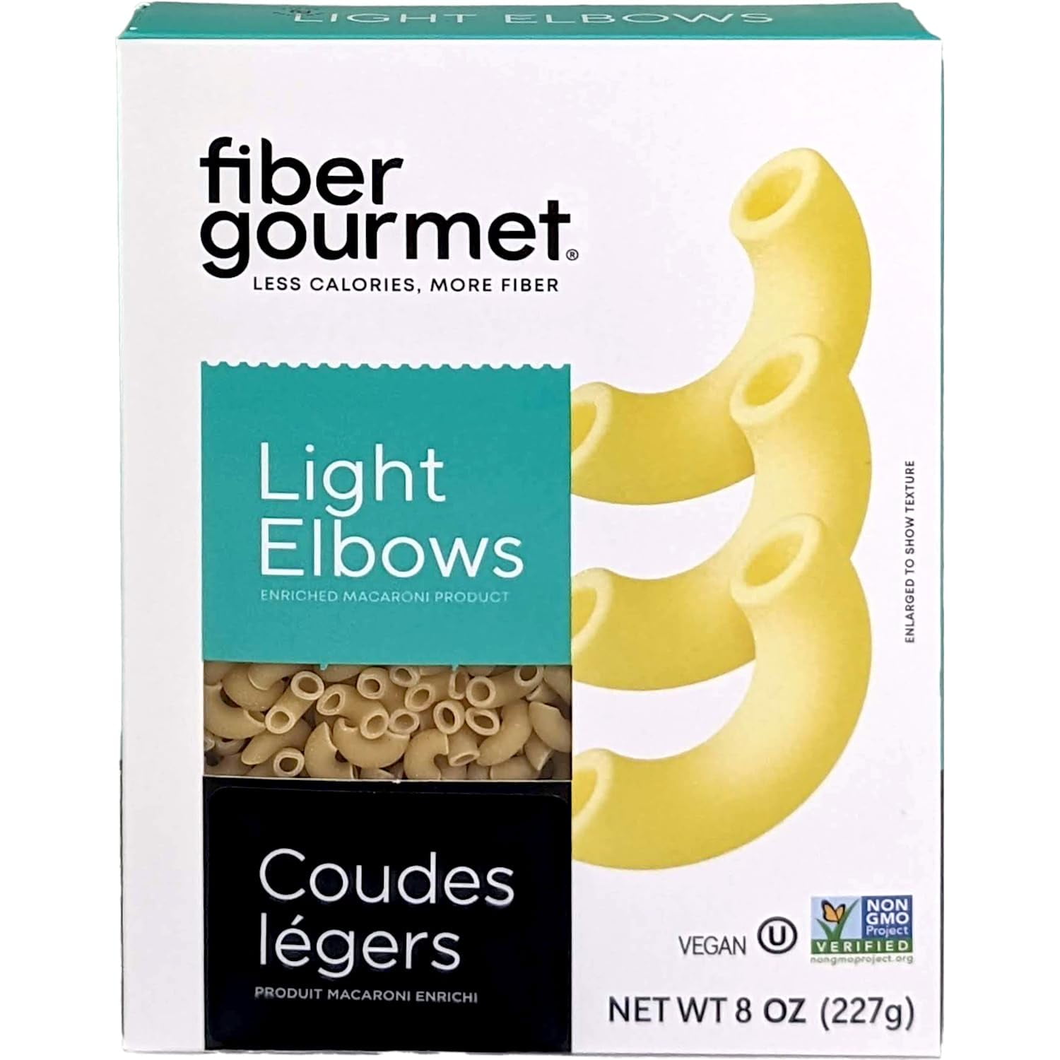 Fiber Gourmet Light Elbows 8 oz (Pack Of 12) - Walmart.com