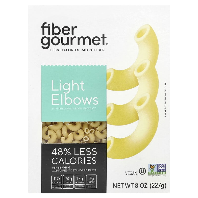 Fiber Gourmet, Light Elbows, 8 oz - Walmart.com