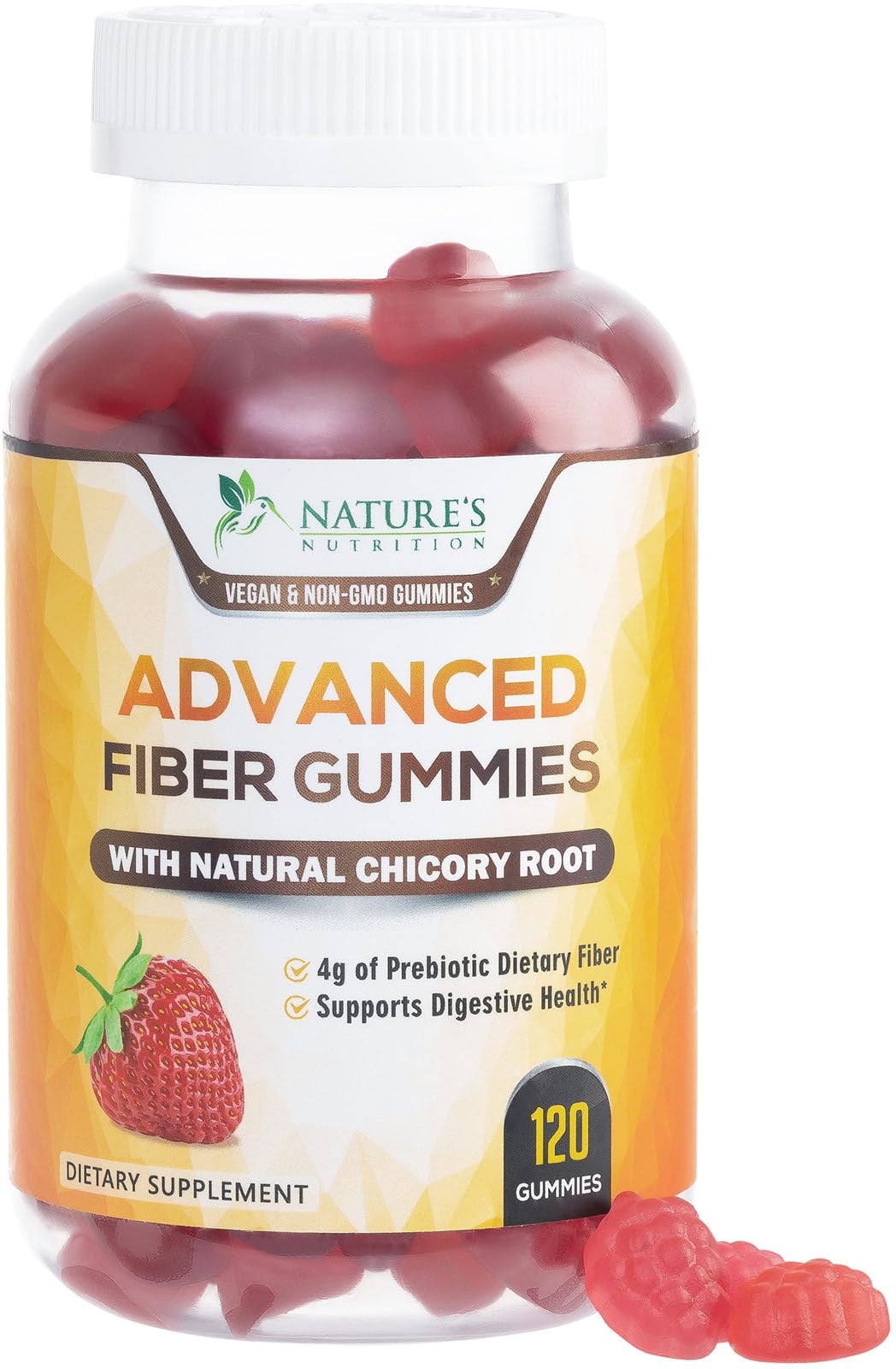 Fiber Gummies for Adults - 4G - Daily Prebiotic Fiber Supplement ...