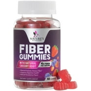 Vitafusion Sugar-Free Fiber Well Supplement Gummies, Berry Flavored, 90 ...