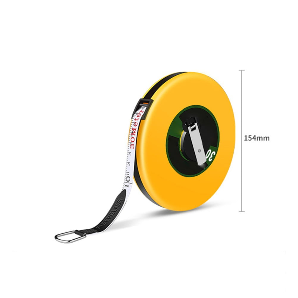 Fiber Measuring Tape 10-100M Soft Tape Measure Ruler Wear-resistant ...