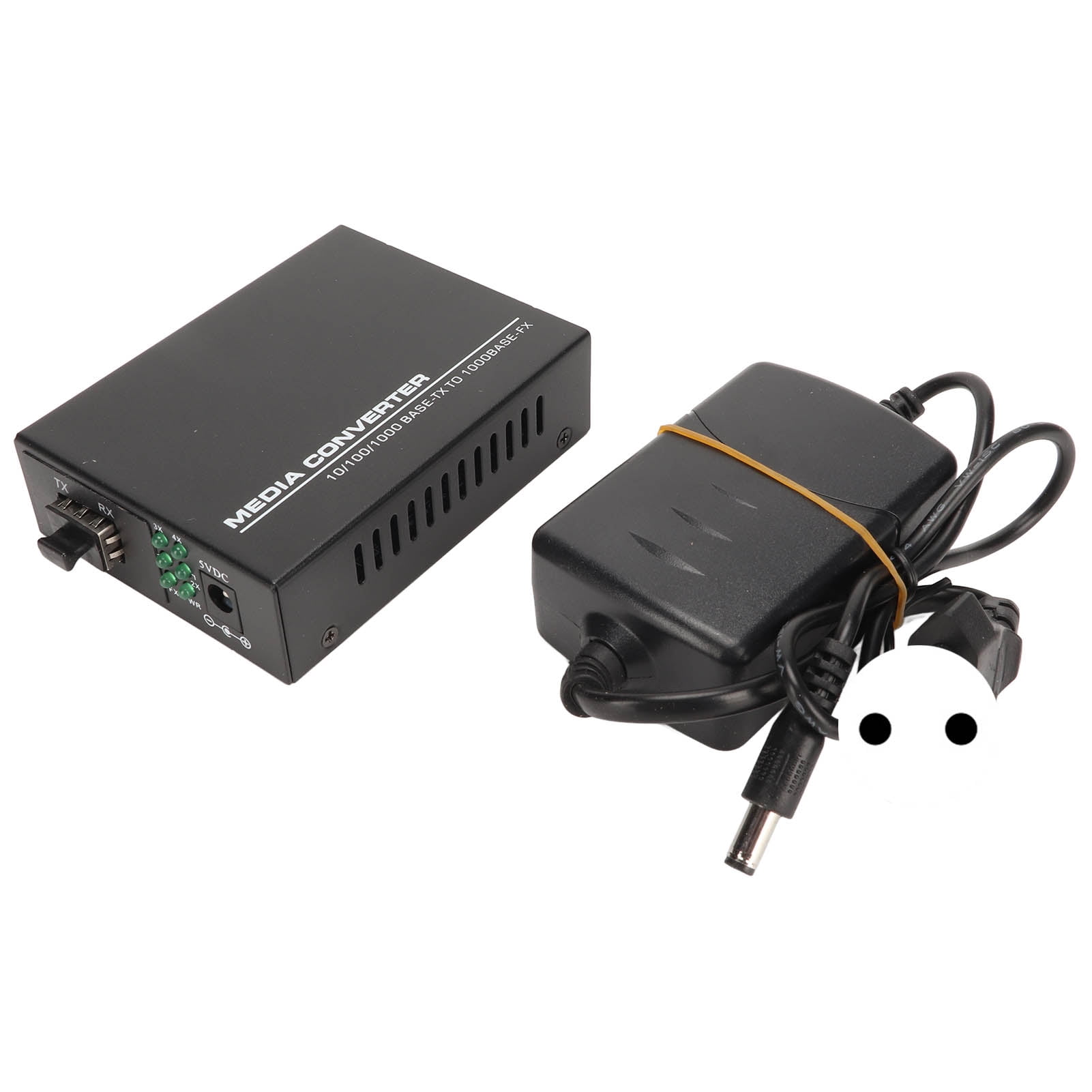 Fiber Media Converter Gigabit 1 Optical Port 4 Electrical Ports Up to ...