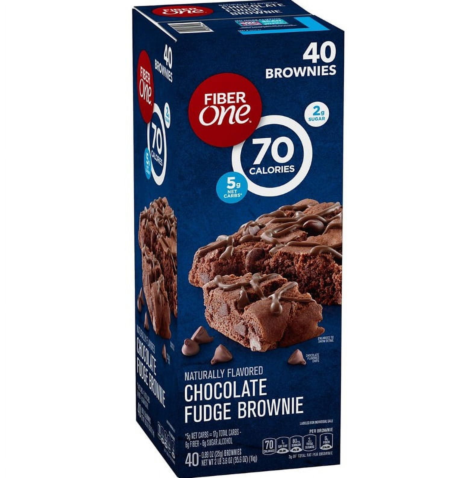 Fiber One Chocolate Fudge Brownies (0.89 oz., 40 pk.) - Walmart.com