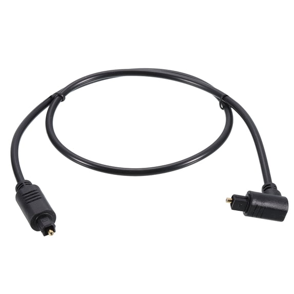 Fiber Optic Audio Cable 90 Degree Digital Optic Cable 1.9FT TOS Optical ...