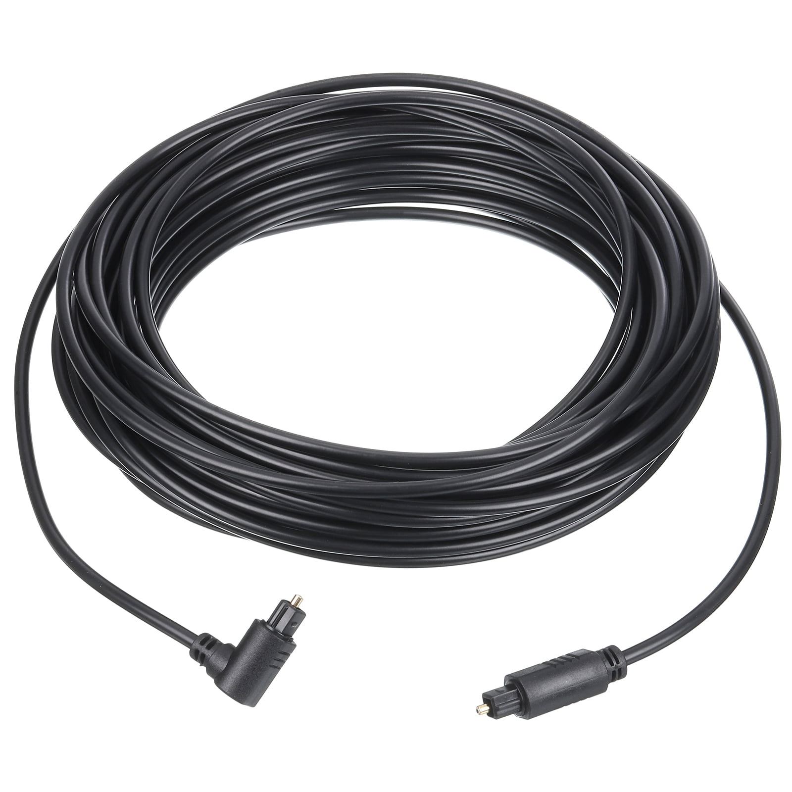 Fiber Optic Audio Cable 90 Degree Digital Optic Cable 34.4FT TOS ...