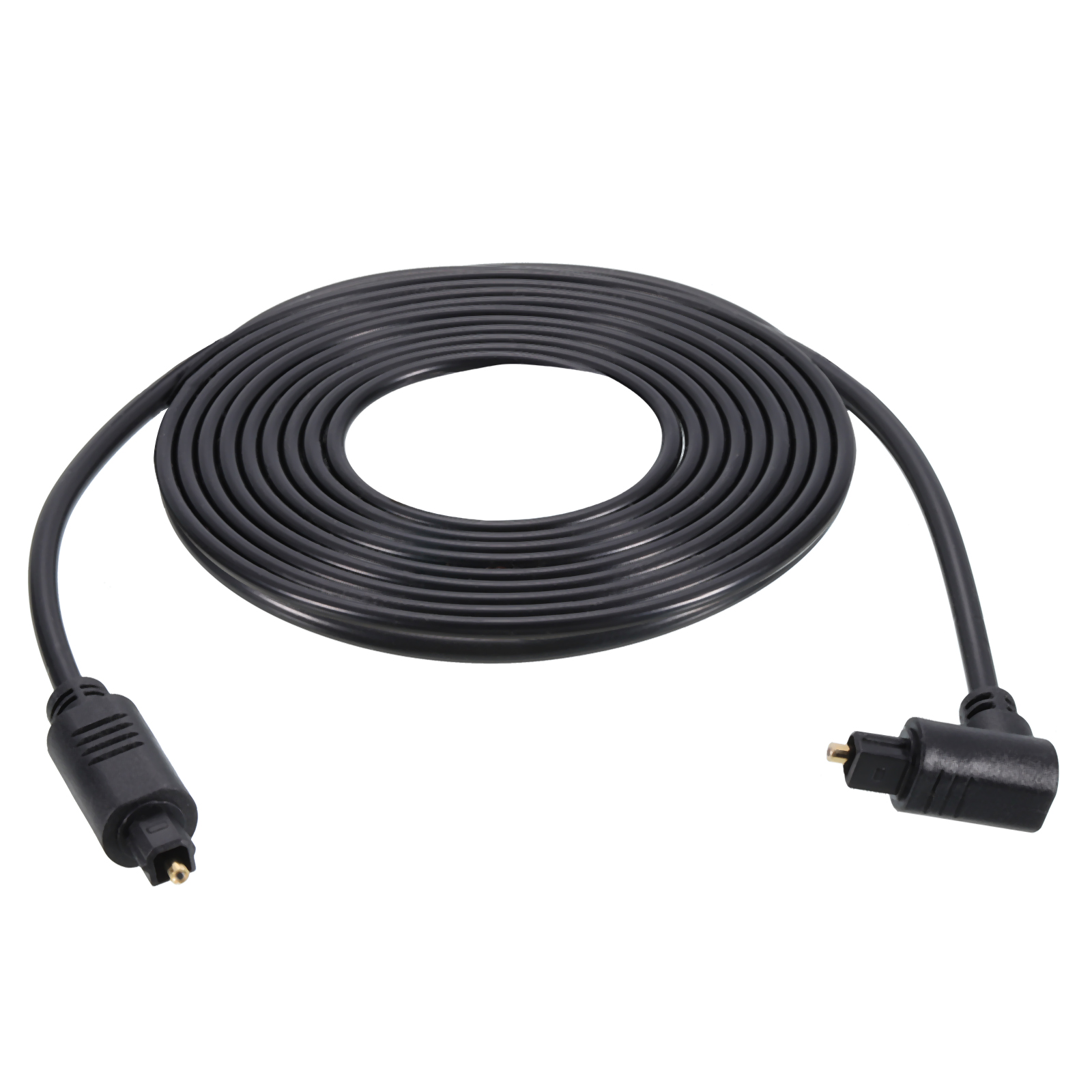 Fiber Optic Audio Cable 90 Degree Digital Optic Cable 5.9FT TOS Optical ...