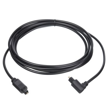 Fiber Optic Audio Cable 90 Degree Digital Optic Cable 1.9FT TOS Optical ...