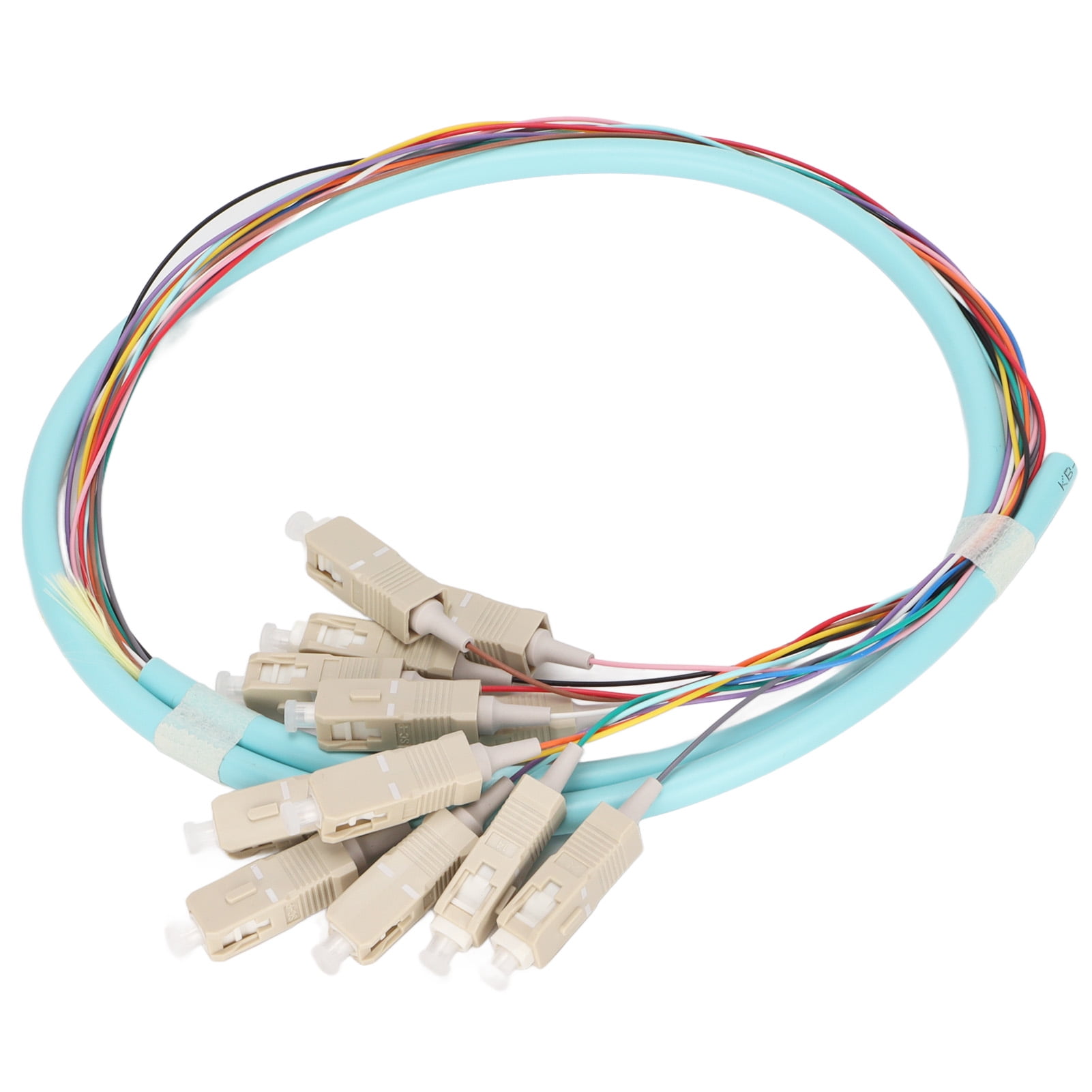 Fiber Optic Cable 12 Strands Ceramic Ferrule Low Insertion Loss ...