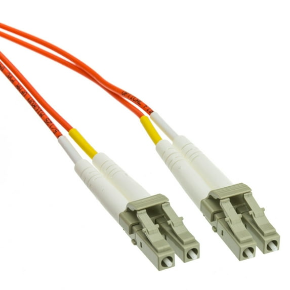 Fiber Optic Cable, Lc - Lc, Multimode, Duplex, 62.5 By 125, 15 Meter ...