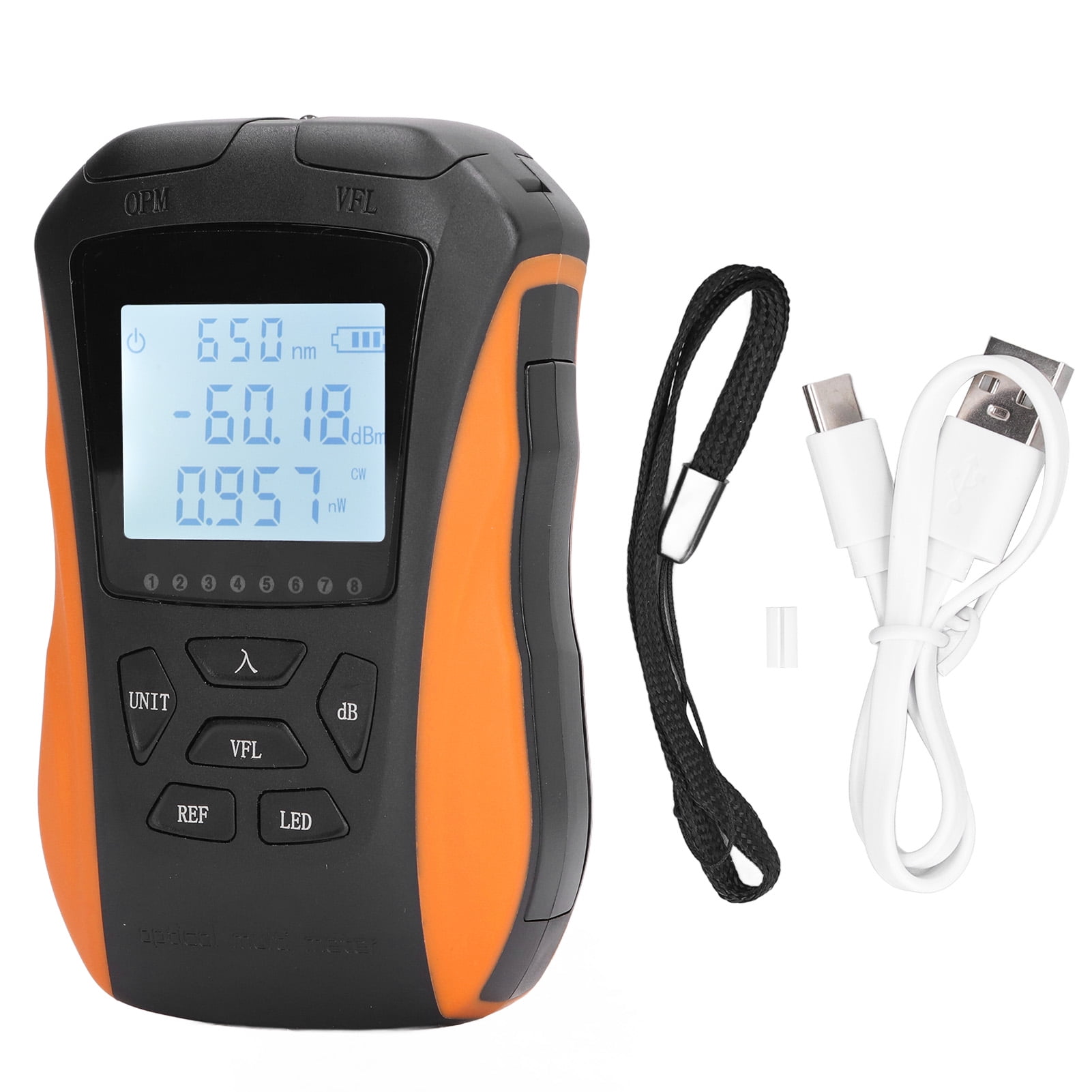 Fiber Optic Cable Tester, Portable Optical Fiber Power Meter ...