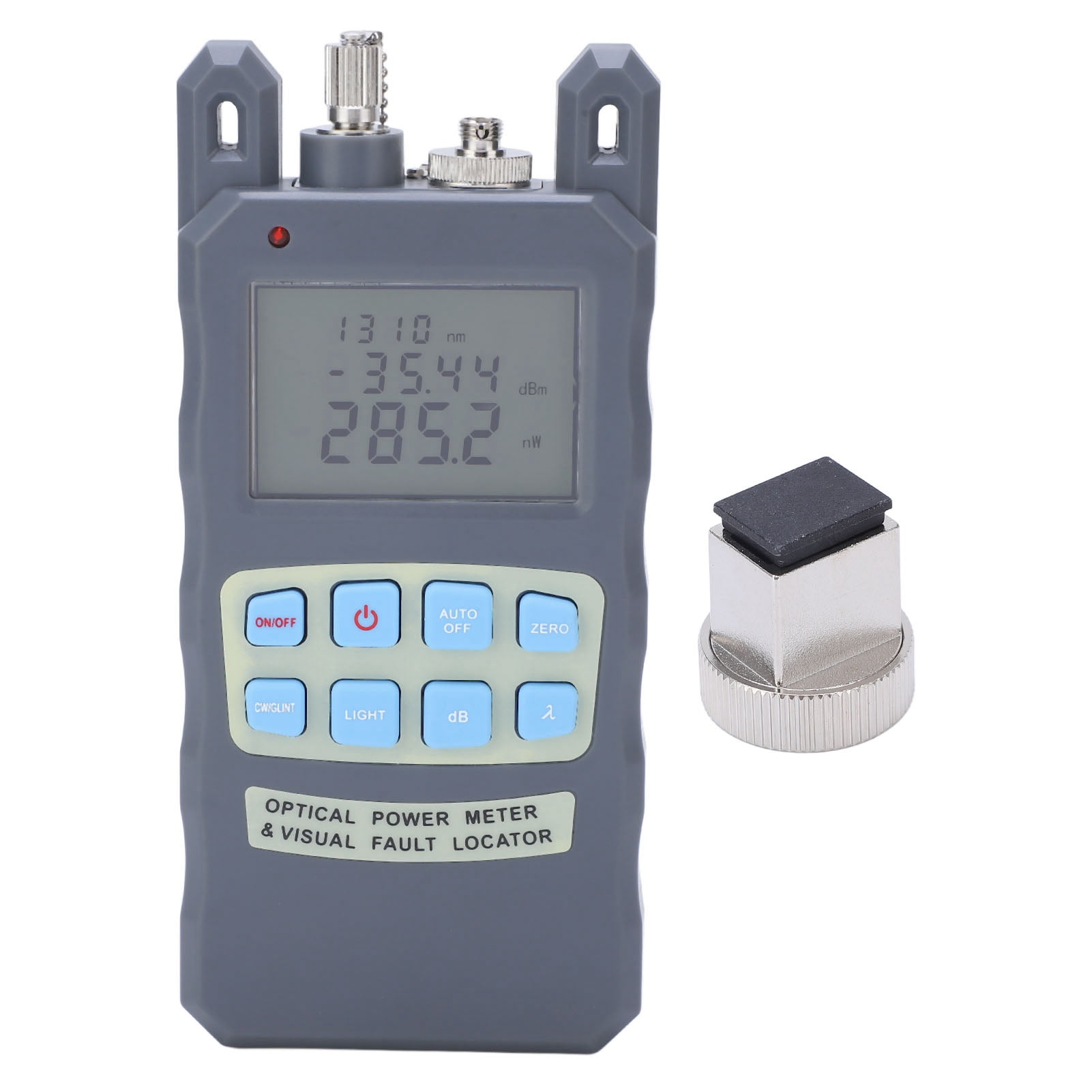 Fiber Optic Cable Tester, Red Light Source Smart Chip Optical Fiber ...