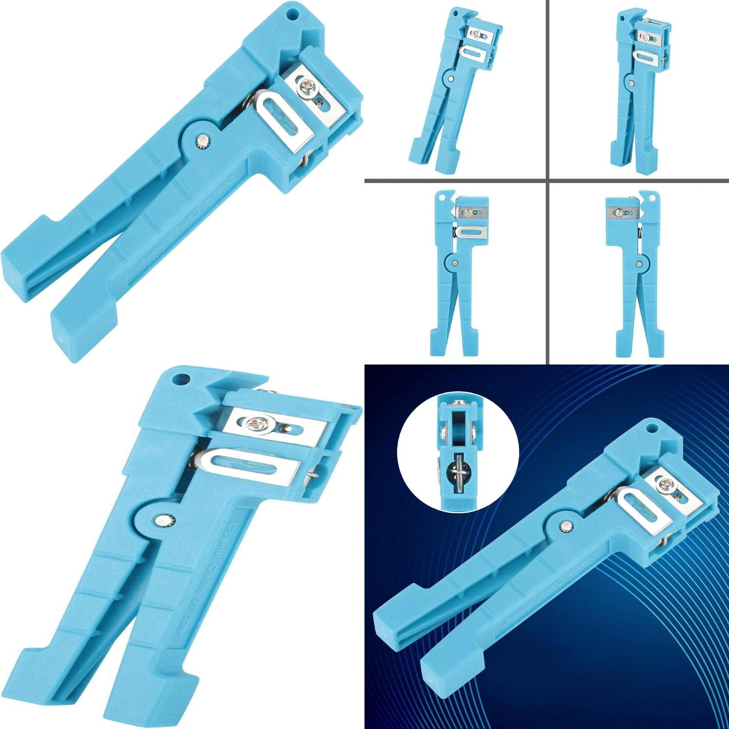 Fiber Optic and Coaxial Cables Durable and Ergonomic Stripping Tool for ...