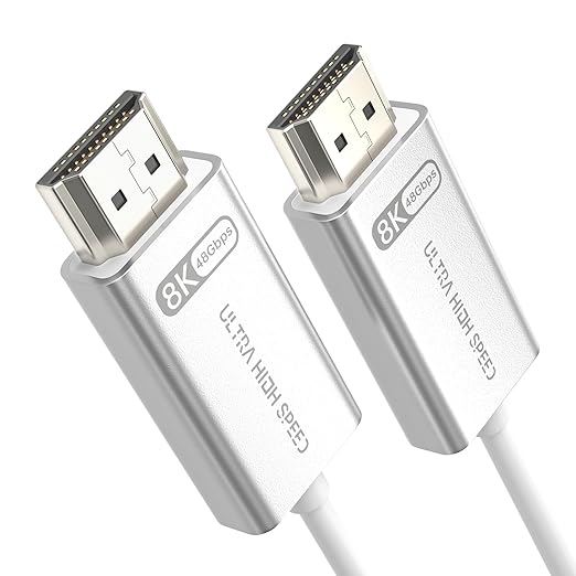Fiber Optic HDMI 2.1 Cable, Super Soft&Lightweight Active Optical HDMI ...