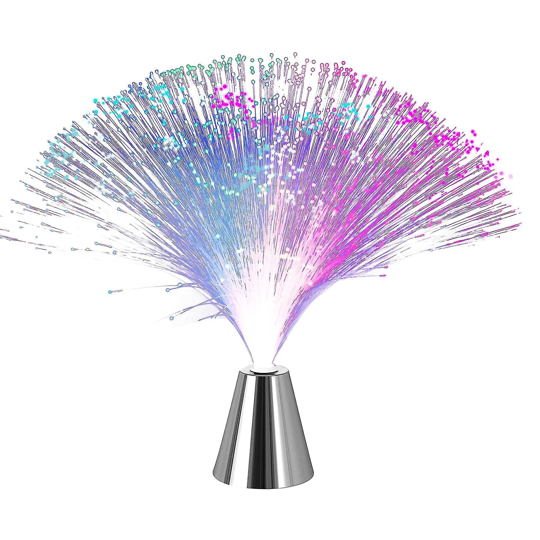 Fiber Optic Lamp Changing Color Rotating Led Fiber Optic Desk Lamp Ba ...