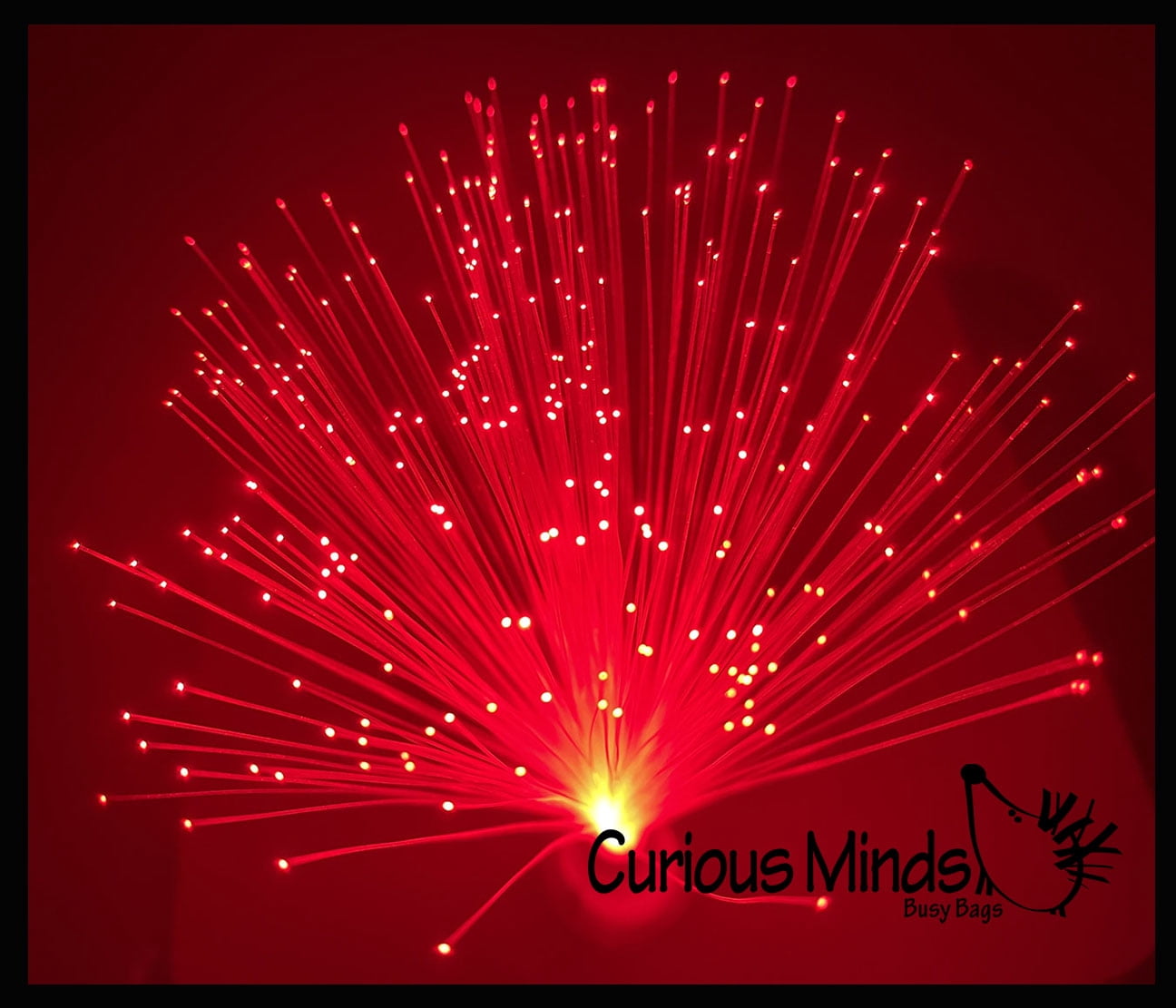 Fiber Optic Lamp Light - Flexible Streams of Light Lamp Decoration ...