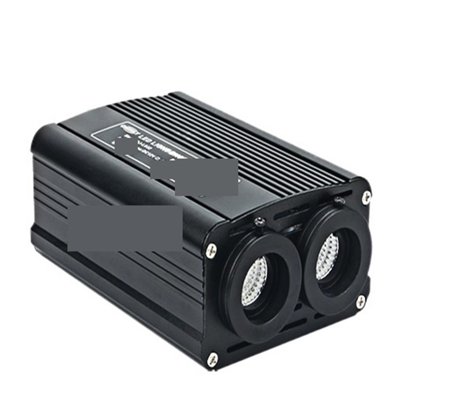 Fiber Optic Light, Double Heads 32W RGBW Engine Light Remote Control ...