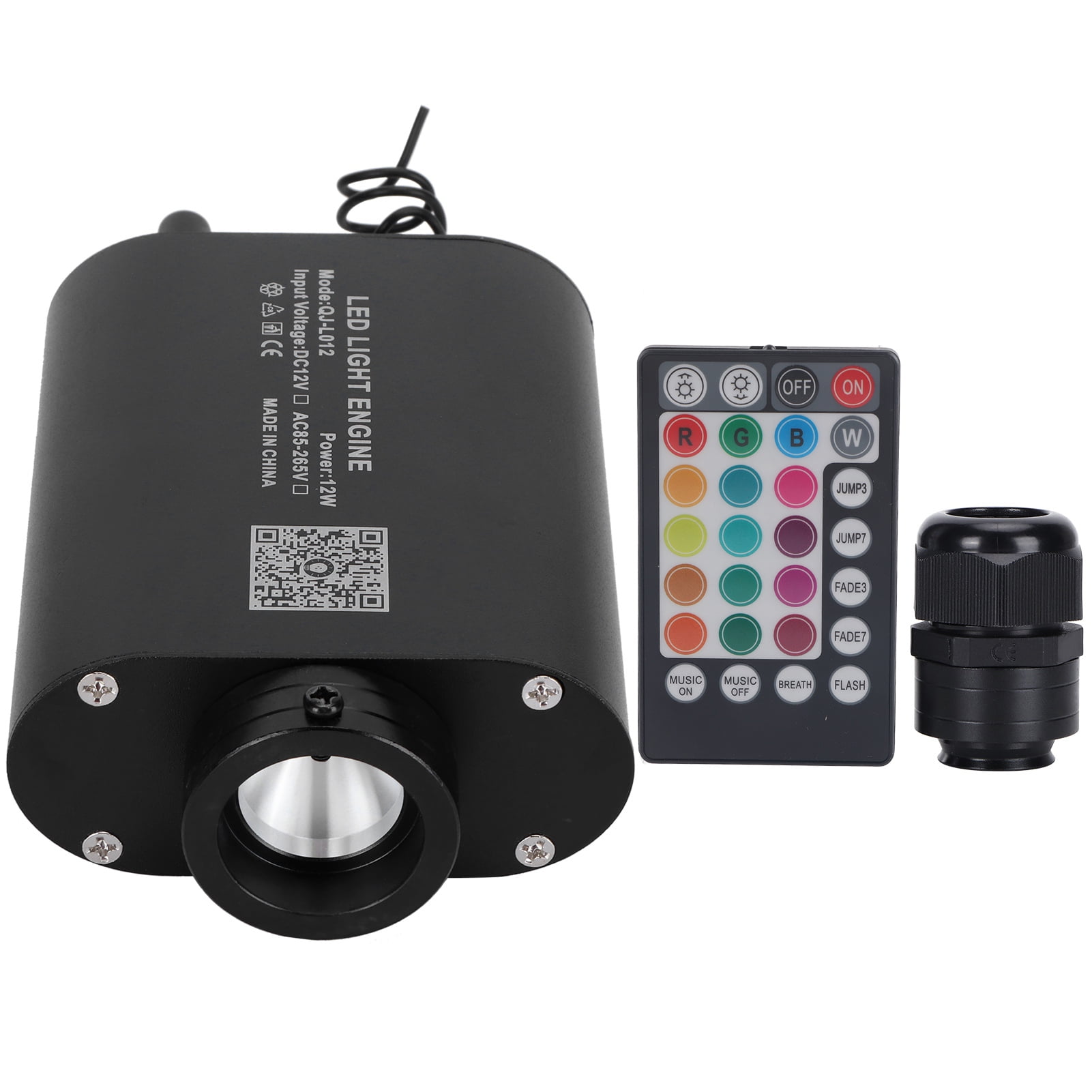 Fiber Optic Light Engine with Remote Control 12W RGBW Ceiling Lighting ...