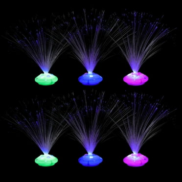 Playlearn USA 9” Fiber Optic Night Lamp Multicolored Sensory Lights ...