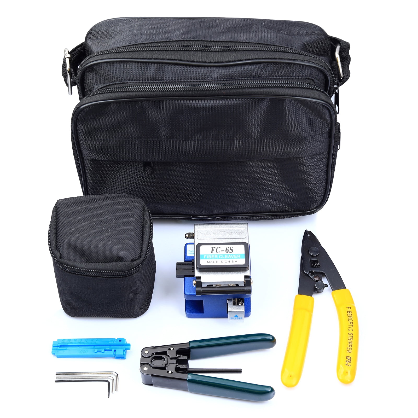 Fiber Optic Optical Fiber Cold Connection Splicing FTTH Tools Set Fiber ...