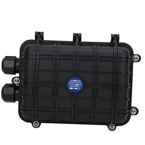 Fiber Optic Splice Box 1 in 1 Out Optic Splice Enclosure Enclosure Case ...