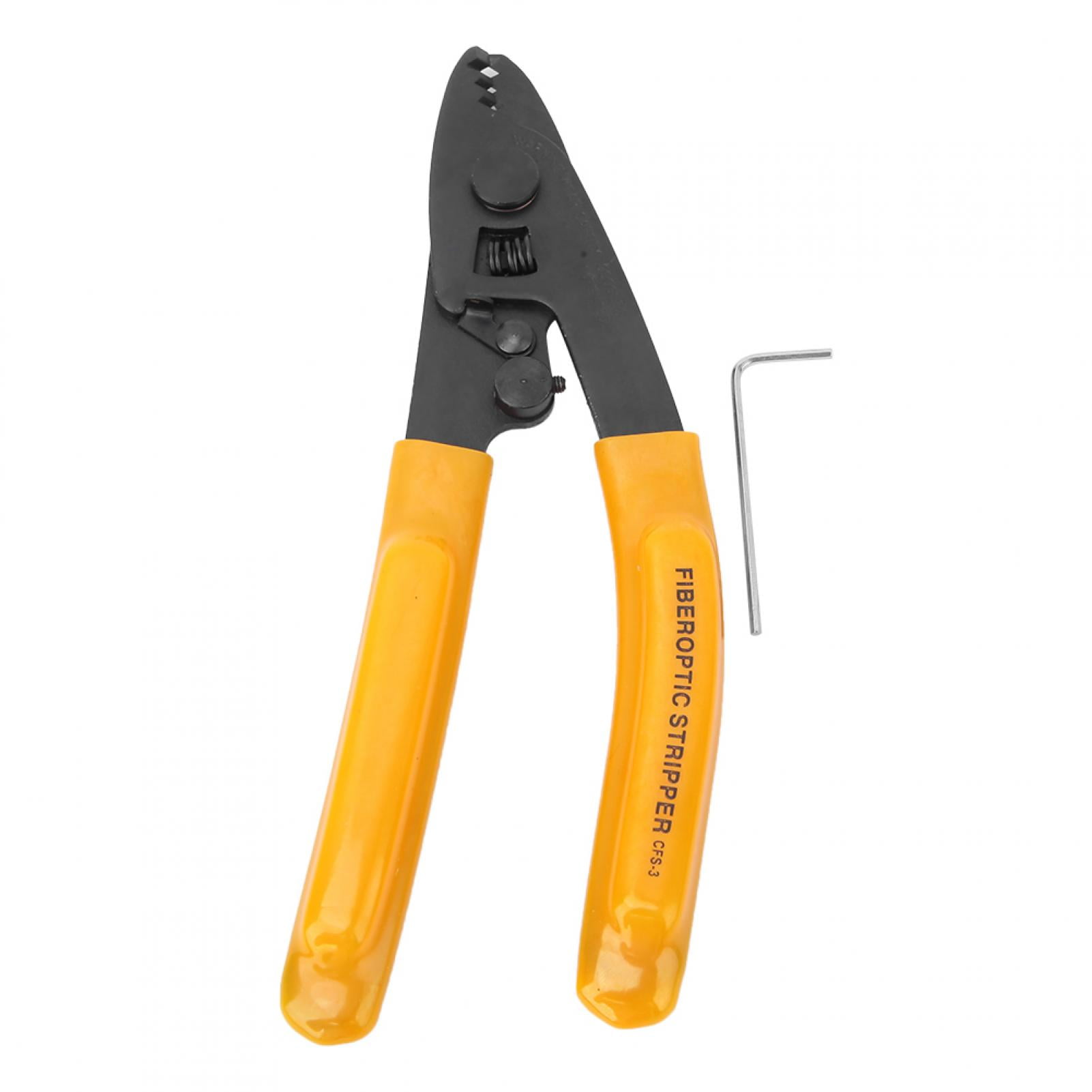 Fiber Optic Stripping Pliers 3 Port Hole Ergonomic Hand Stripper with ...