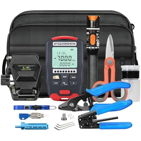 Fiber Optic Termination Kit FTTH Cold Connection tool Kit 6C Fiber ...
