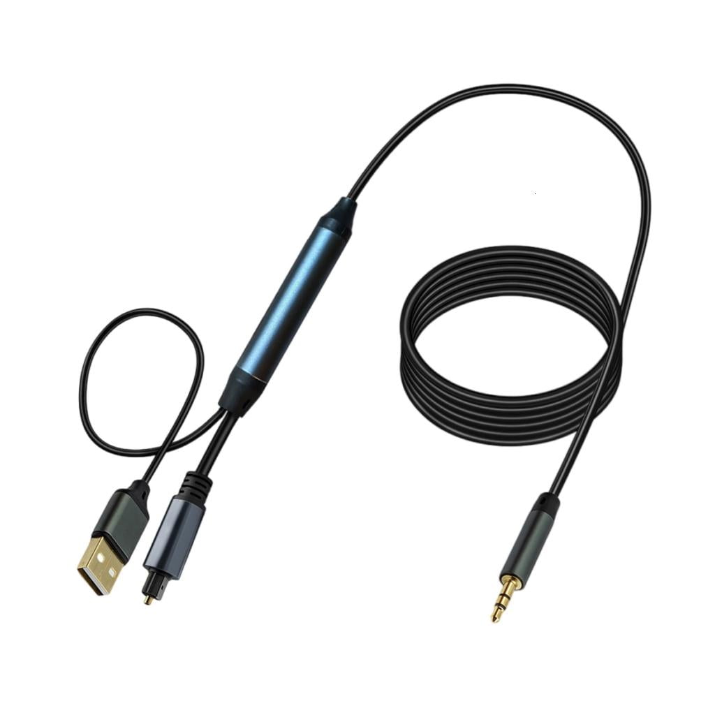 Fiber Optical Digital Sound Cable USB 3.5mm To SPDIF Converter ...