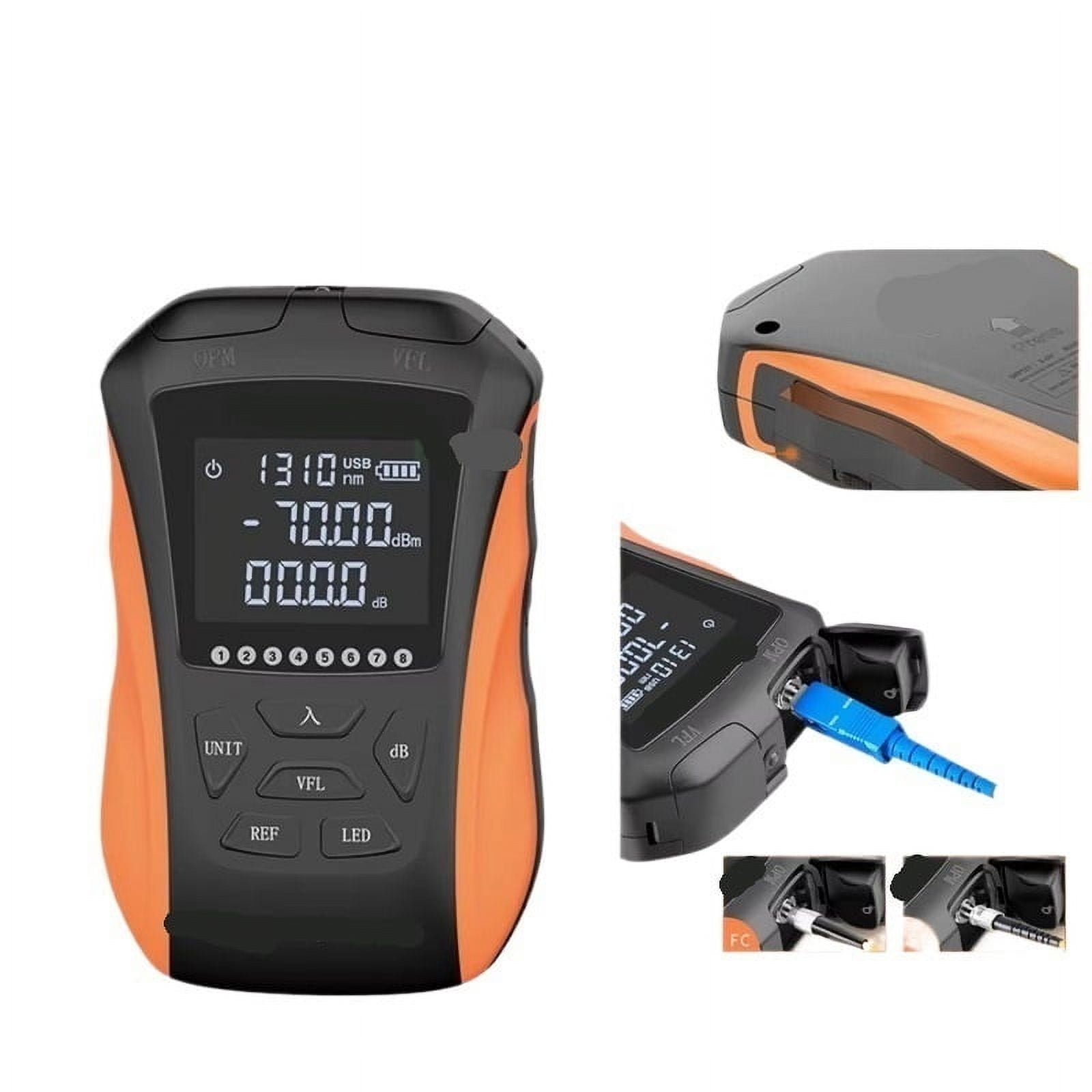 Fiber Optical Mini 6 in 1 OPM Y8 Optical Power Meter RJ45 Cable Tester ...