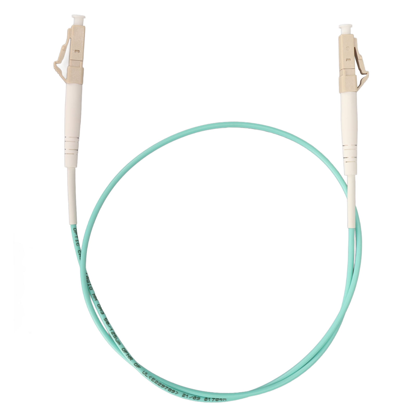 Fiber Patch Cable OM3 Core 0.5M LC to LC Simplex Multimode Fiber Optic ...