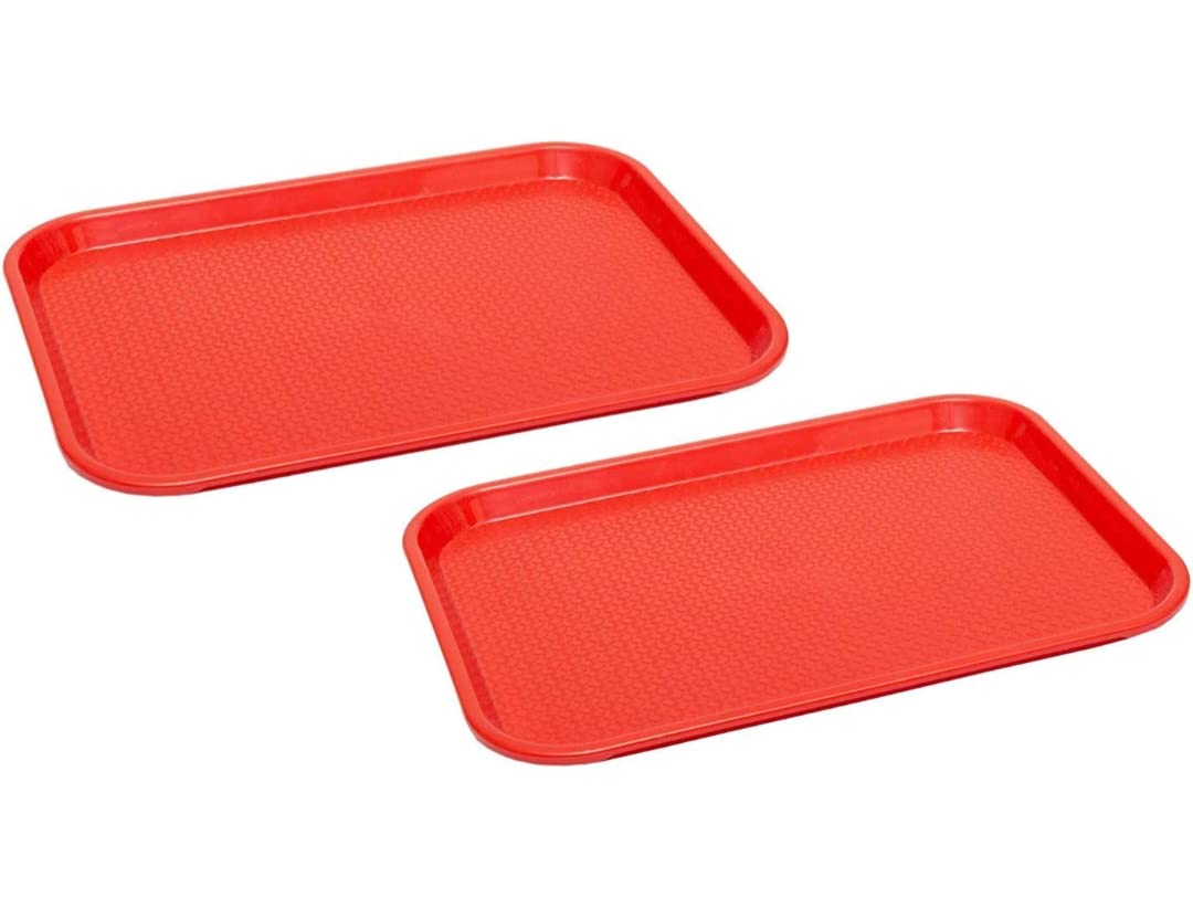 Fiber Serving Trays 18 Rectangular Plastic Trays for Kitchen Restaurant ...