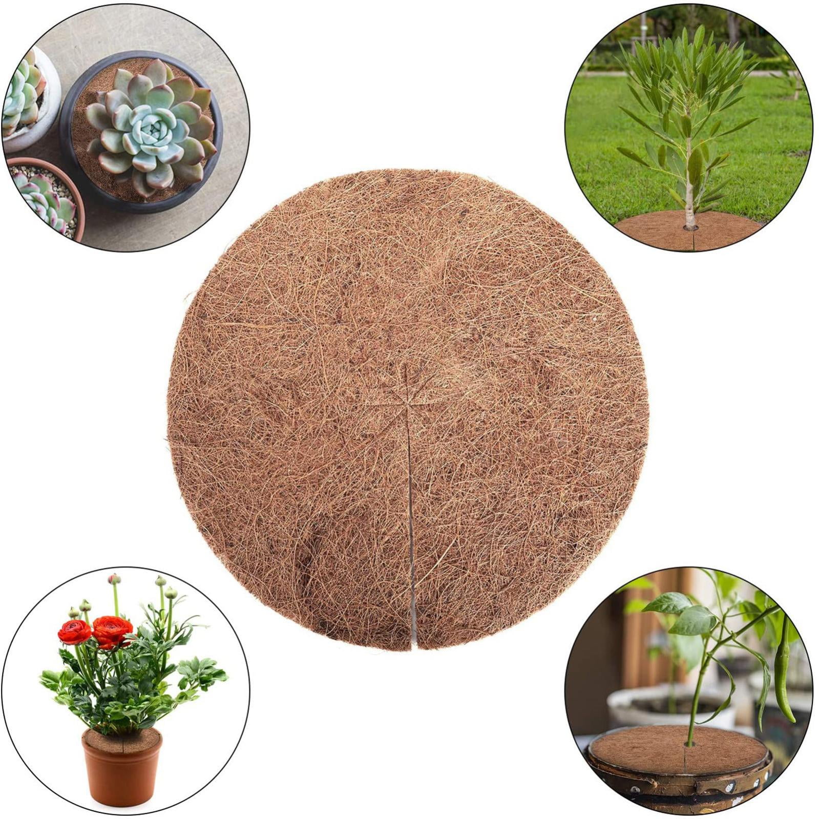 Fiber Tree Ring Mulch Disc Mat, Weed Protector Mats, for Protection ...