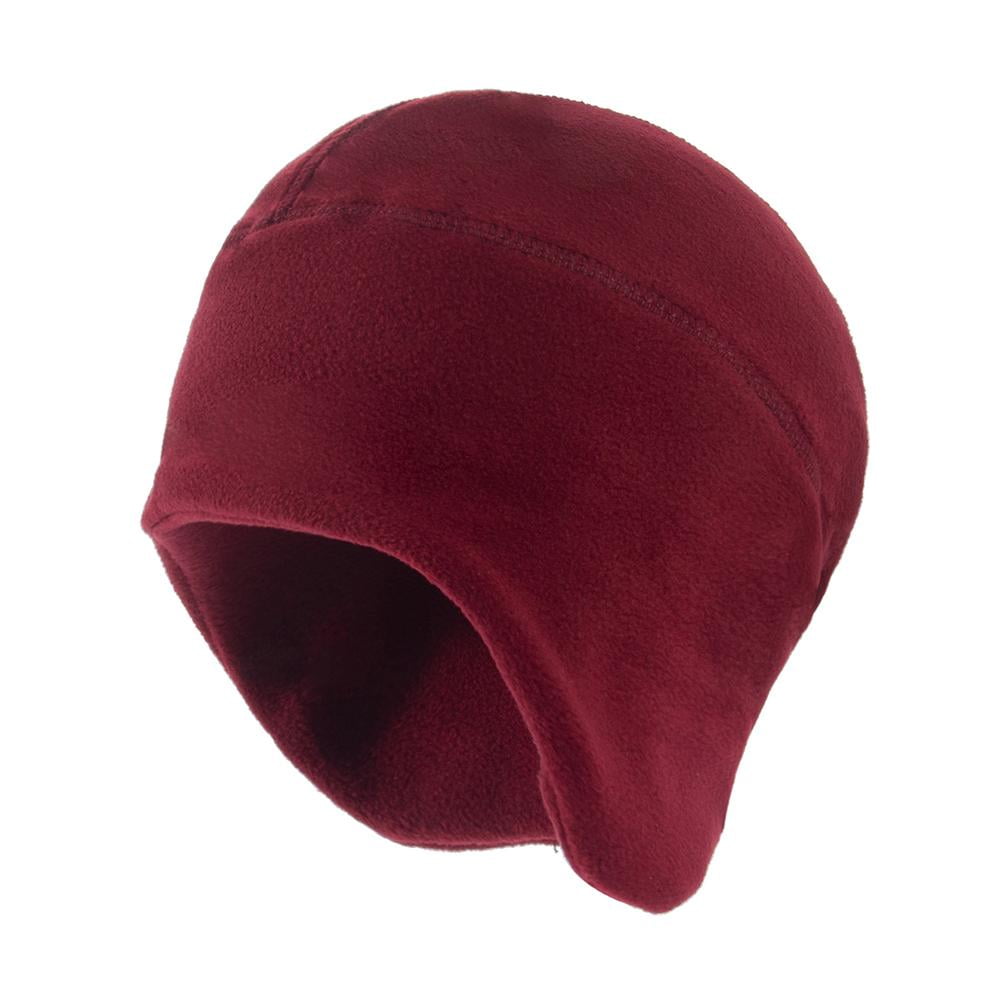 Fiber Winter Thermal Beanie with Windproof Earmuffs for Cold Weather ...